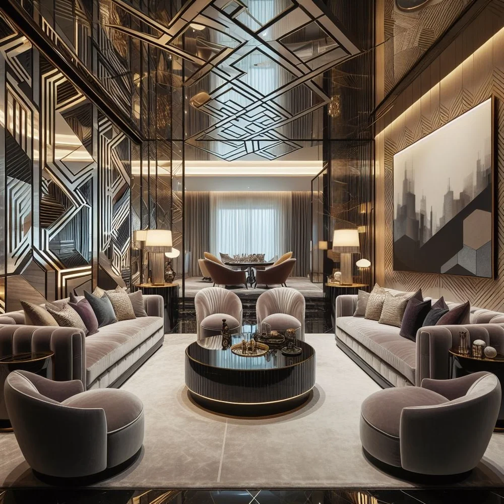 9 Modern Art Deco Lounge Room Ideas for Luxe Living