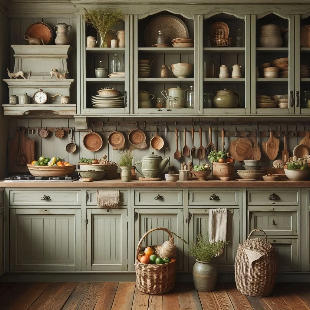 15 Rustic Sage Green Kitchen Cabinets Ideas for a Cozy Feel