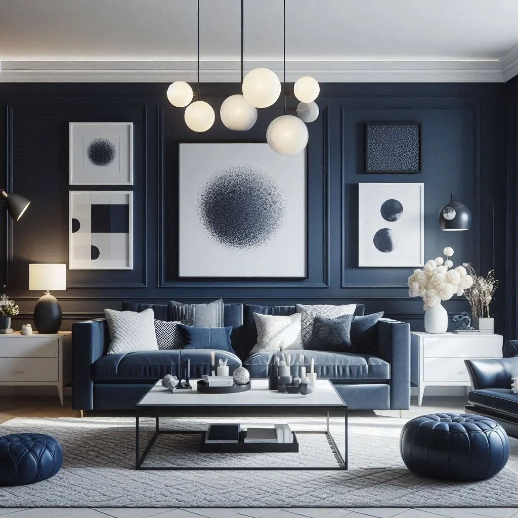 15 Navy Blue Living Room Ideas for a Chic Look