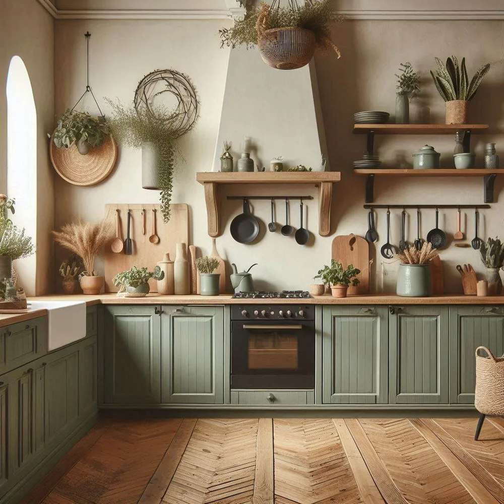 15 Rustic Sage Green Kitchen Cabinets Ideas for a Cozy Feel