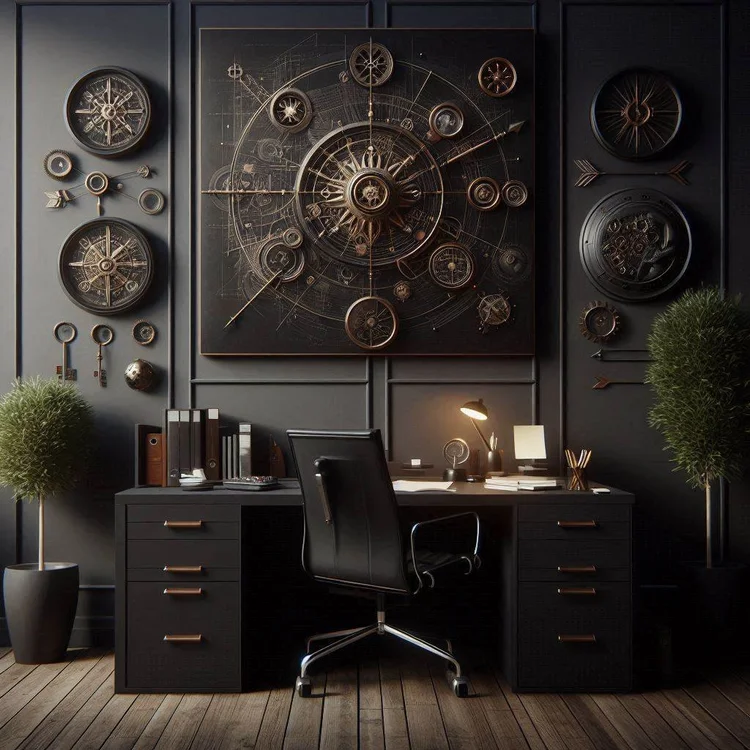 15 Dark Office Ideas for a Bold and Stylish Workspace