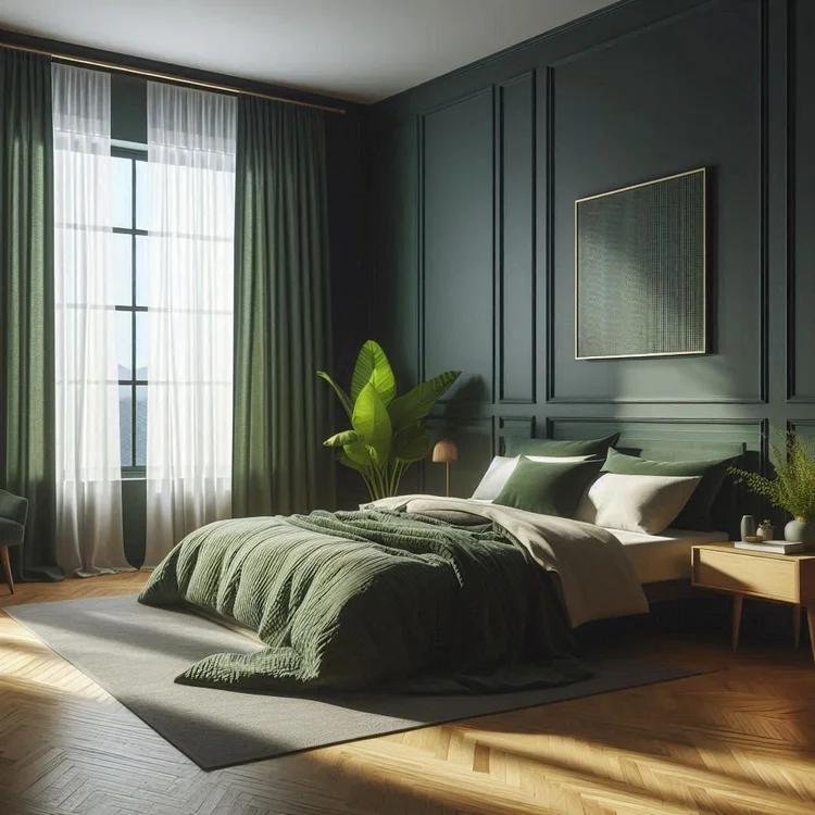 15 Modern Dark Green Bedroom Ideas for a Bold Look