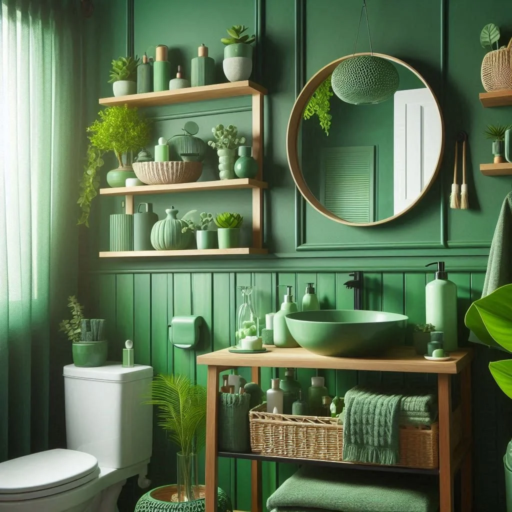 15 Green Bathroom Ideas for a Fresh, Natural Look