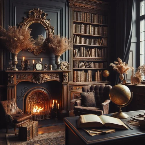 15 Dark Academia House Ideas for Literary Charm