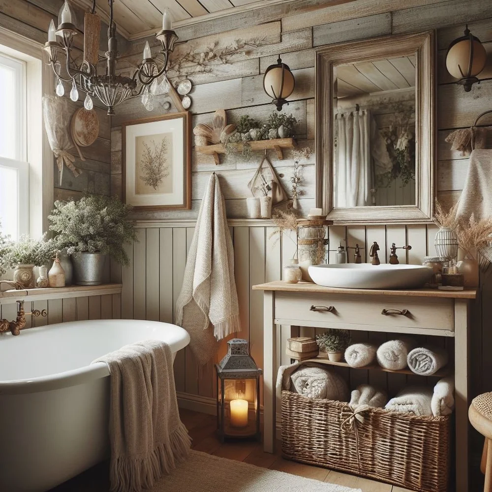 15 Enchanting Cottagecore Bathroom Ideas for Rustic Charm