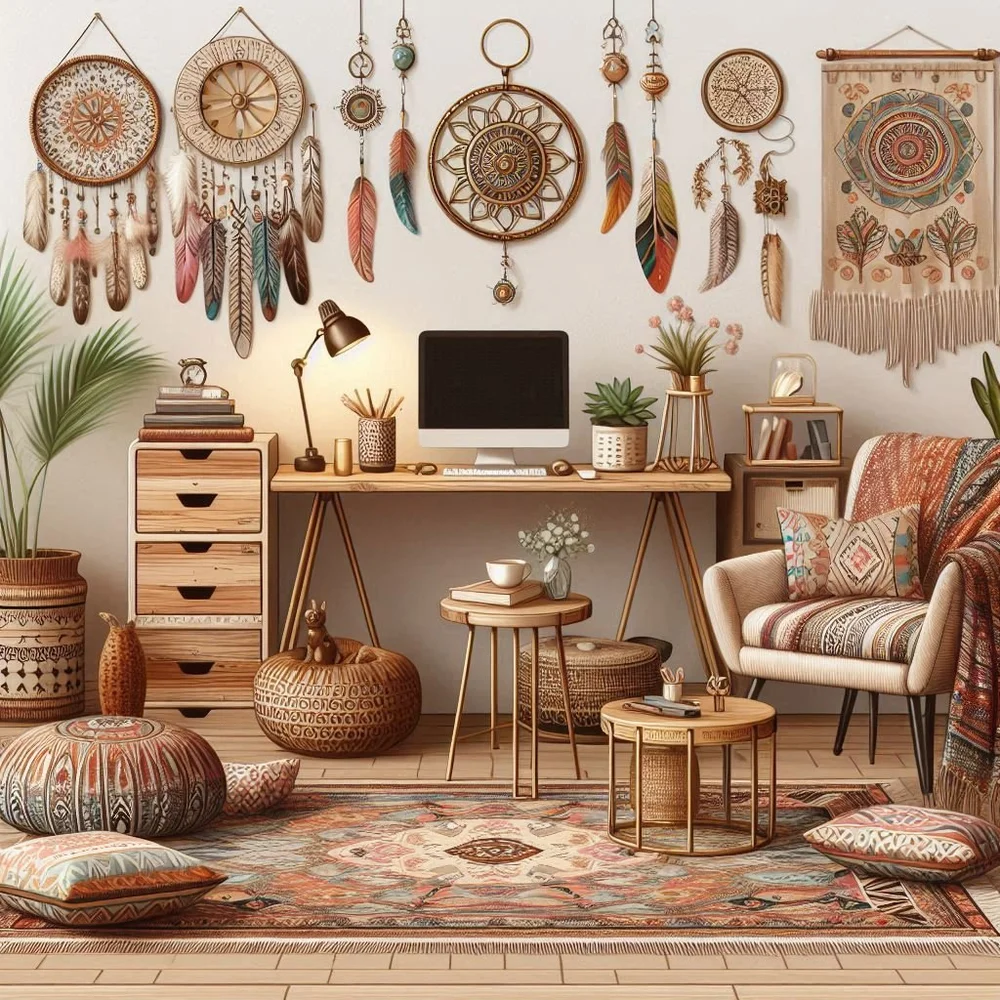 15 Boho Chic Office Ideas for a Stylish Workspace