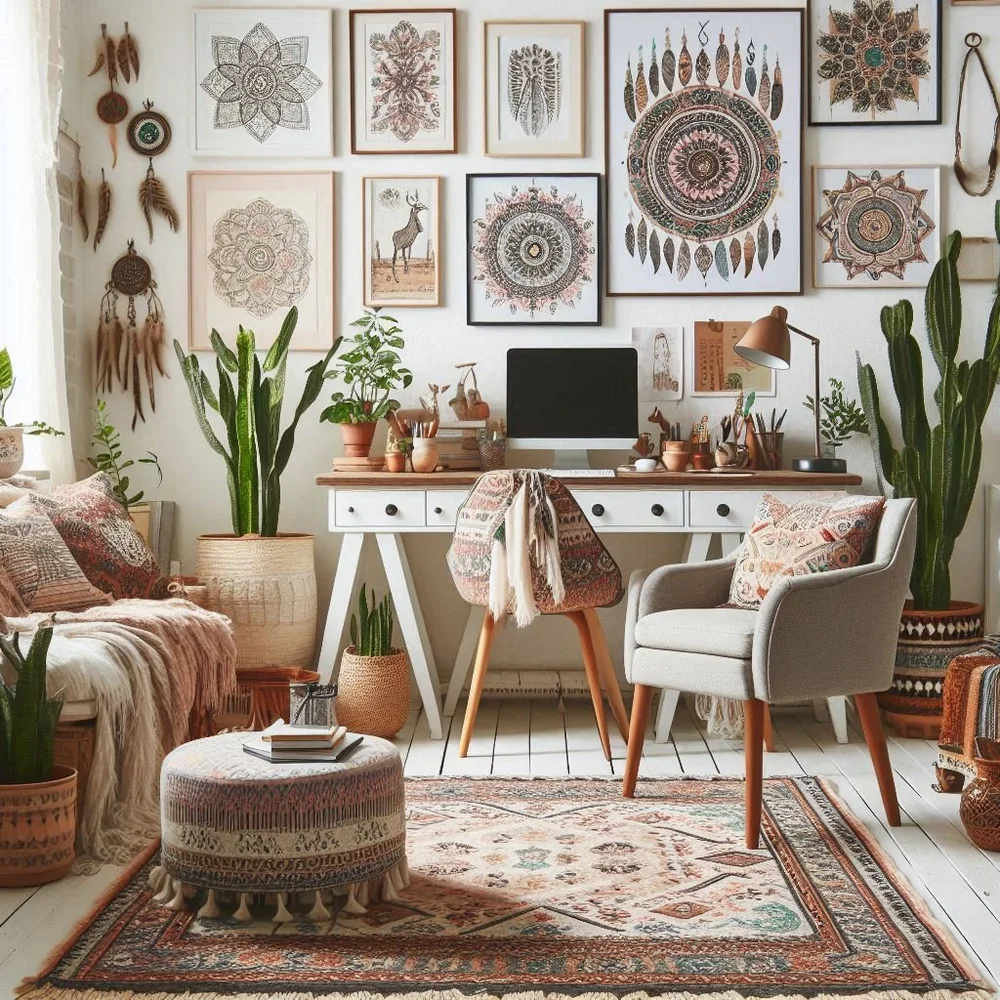 15 Boho Chic Office Ideas for a Stylish Workspace