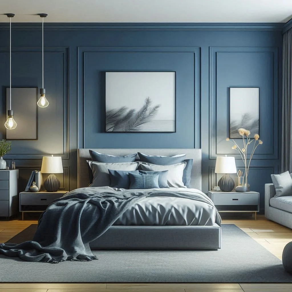 15 Grey and Blue Bedroom Ideas for Modern Comfort