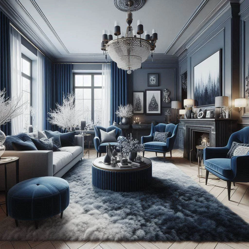 15 Navy Blue Living Room Ideas for a Chic Look