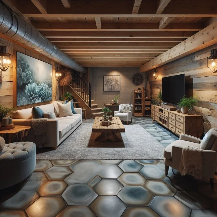 15 Basement Floor Ideas to Upgrade Your Space