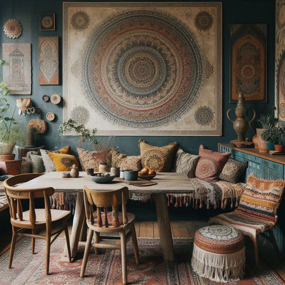 15 Chic Boho Dining Room Ideas for Eclectic Style