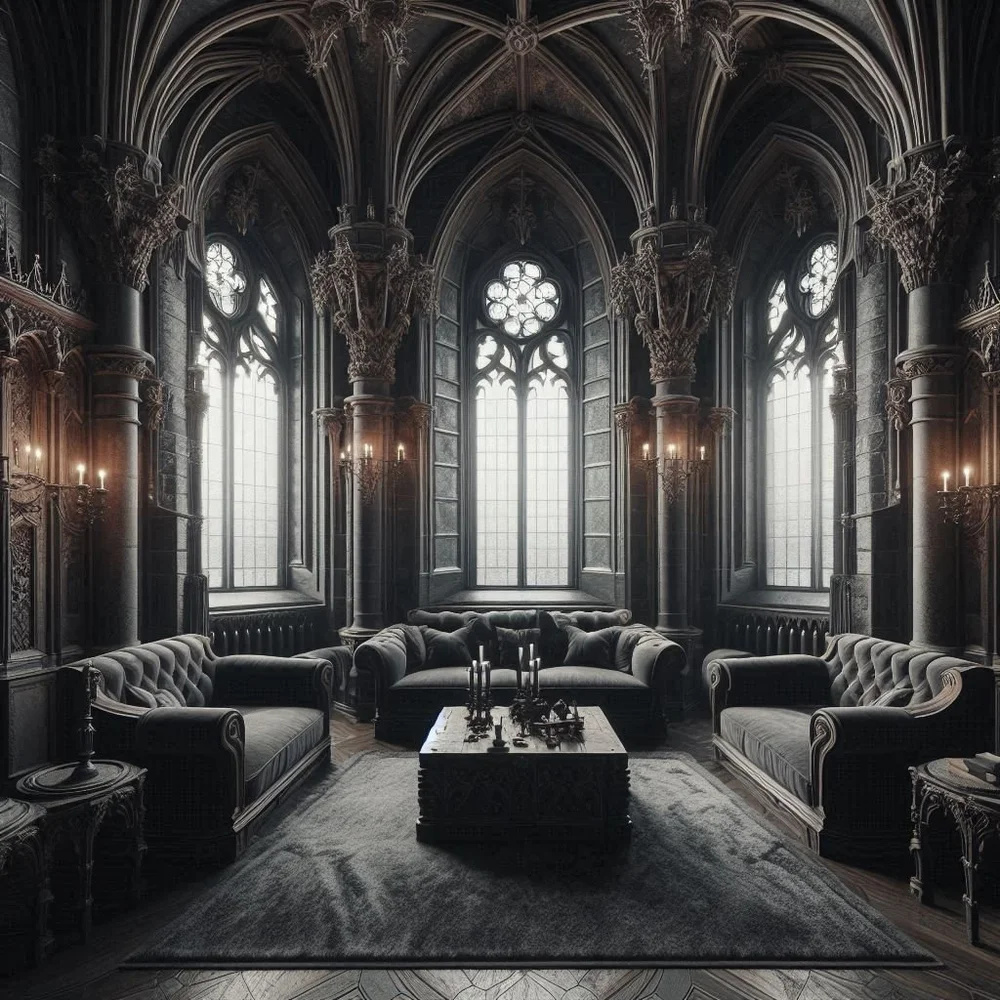 15 Darkly Elegant Gothic Living Room Ideas