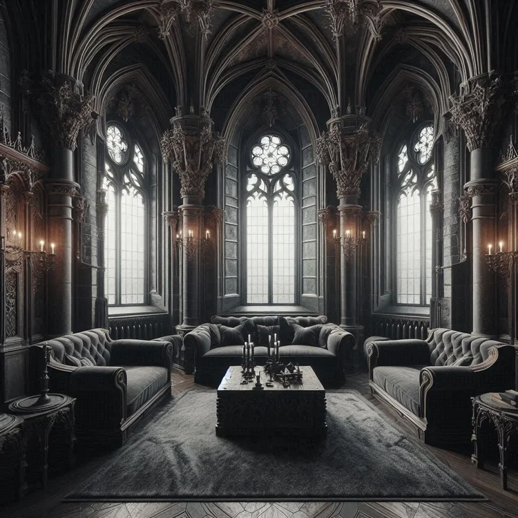 15 Darkly Elegant Gothic Living Room Ideas