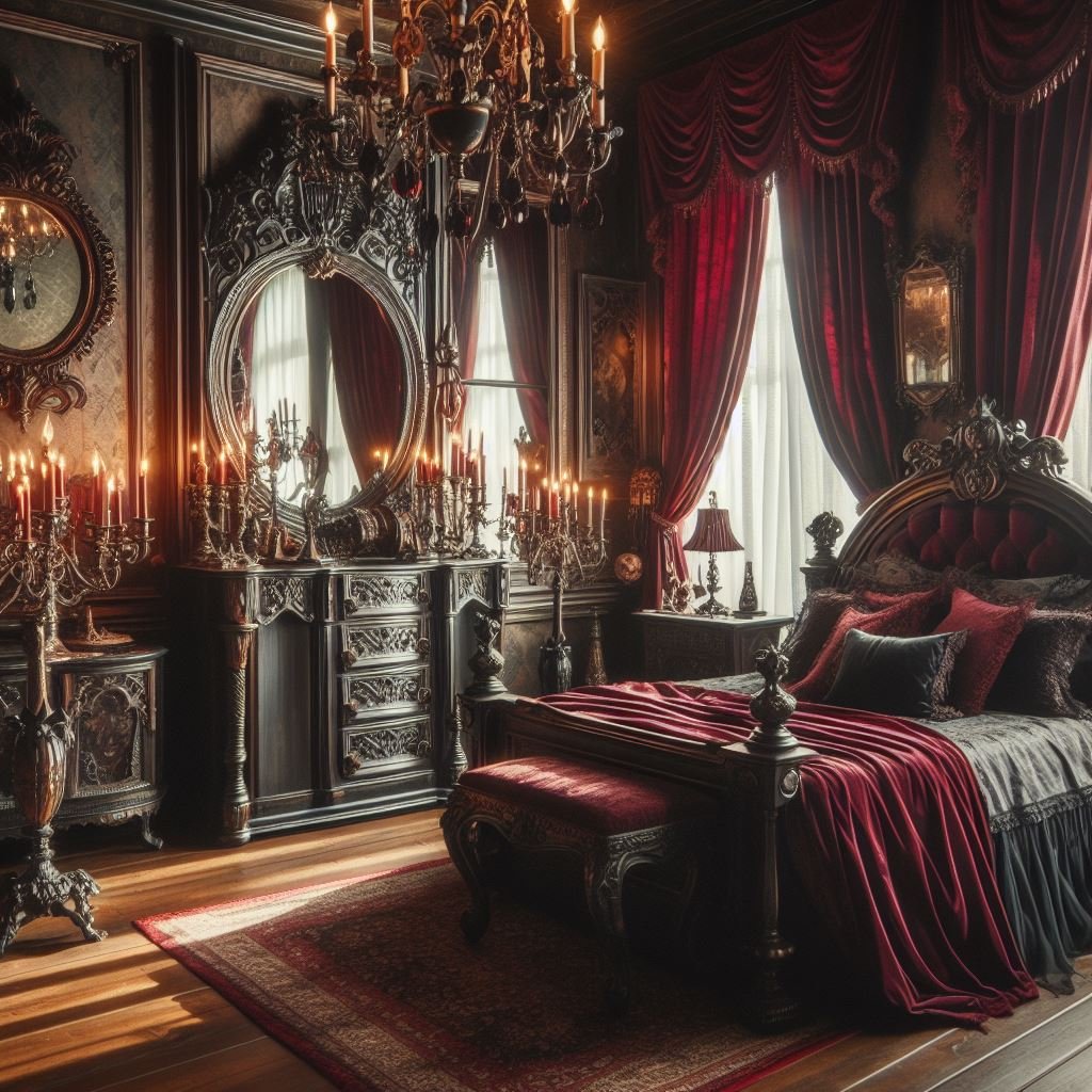 15 Captivating Gothic Bedroom Ideas for Dark Elegance