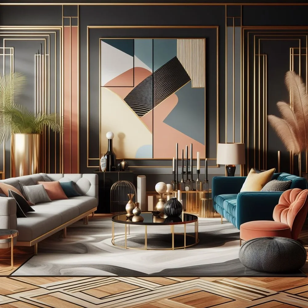 9 Modern Art Deco Lounge Room Ideas for Luxe Living