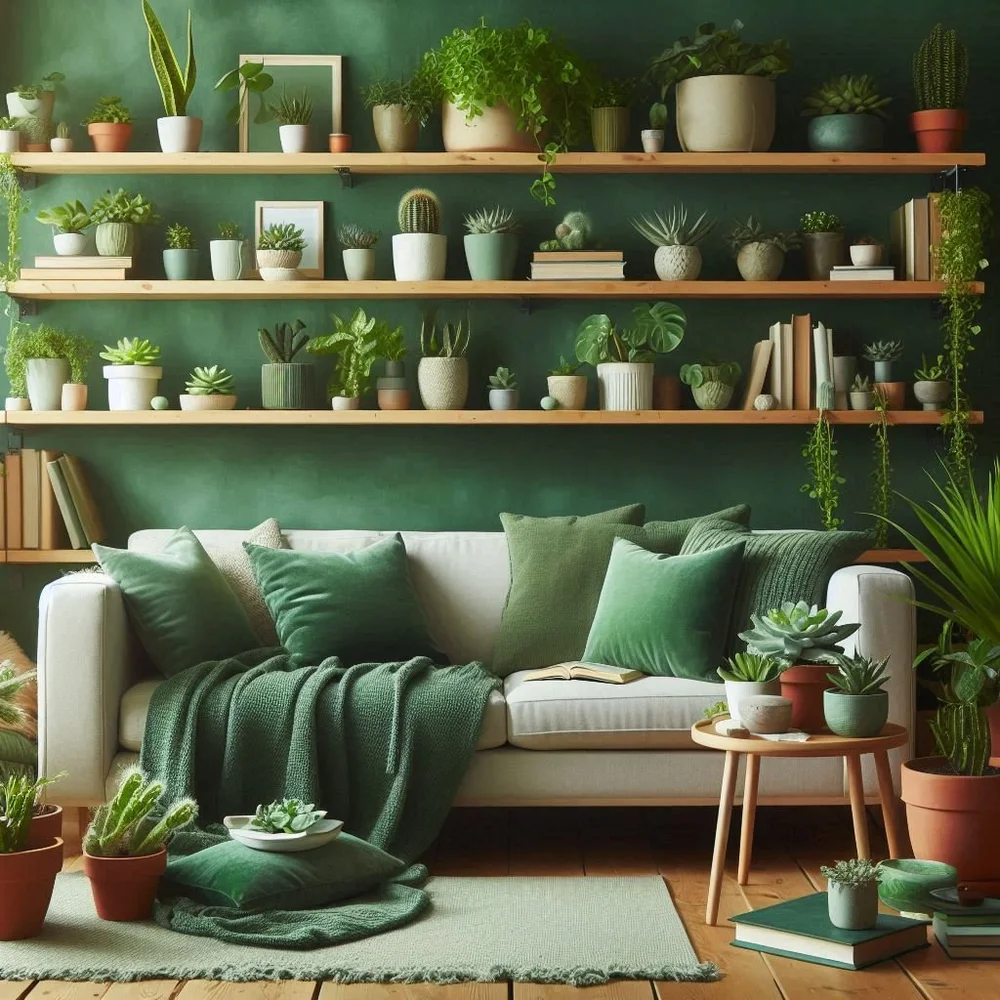 15 Green Living Room Ideas for a Natural Vibe