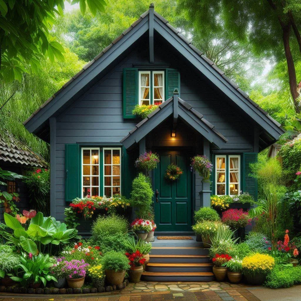 15 Dark Green House Ideas for a Bold Look