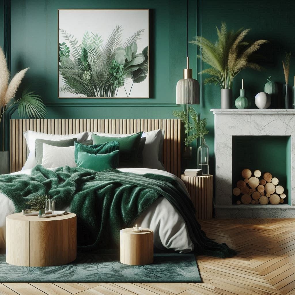 15 Stunning Emerald Green Bedroom Ideas