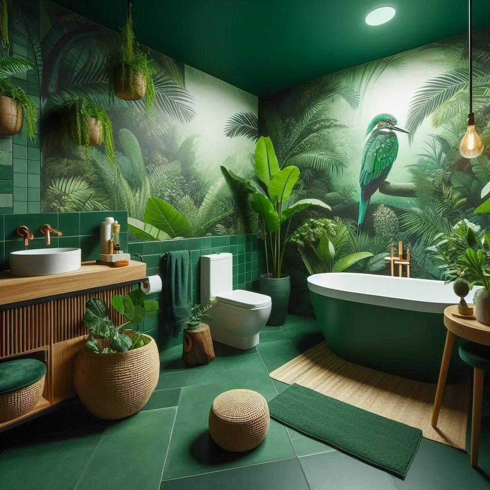 15 Green Bathroom Ideas for a Fresh, Natural Look