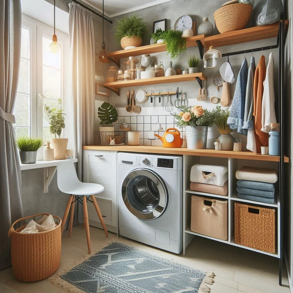 15 Small Laundry Room Ideas with Top Loading Washers