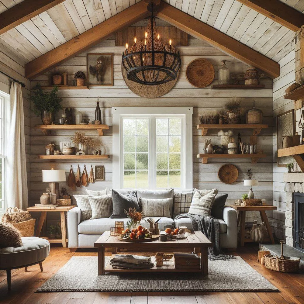 15 Rustic Farmhouse Living Room Ideas for Cozy Charm