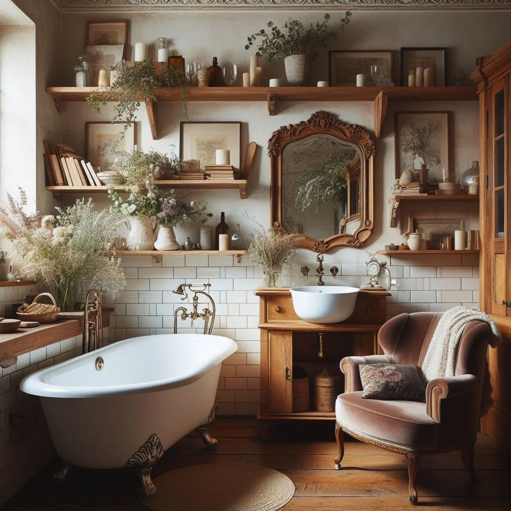 15 Enchanting Cottagecore Bathroom Ideas for Rustic Charm