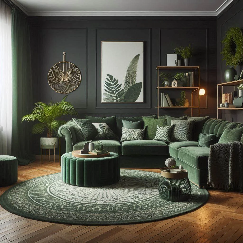 15 Dark Green Living Room Ideas for Cozy Elegance