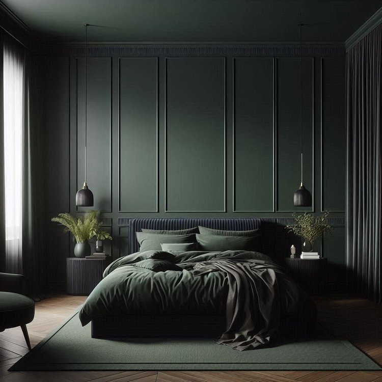 15 Modern Dark Green Bedroom Ideas for a Bold Look