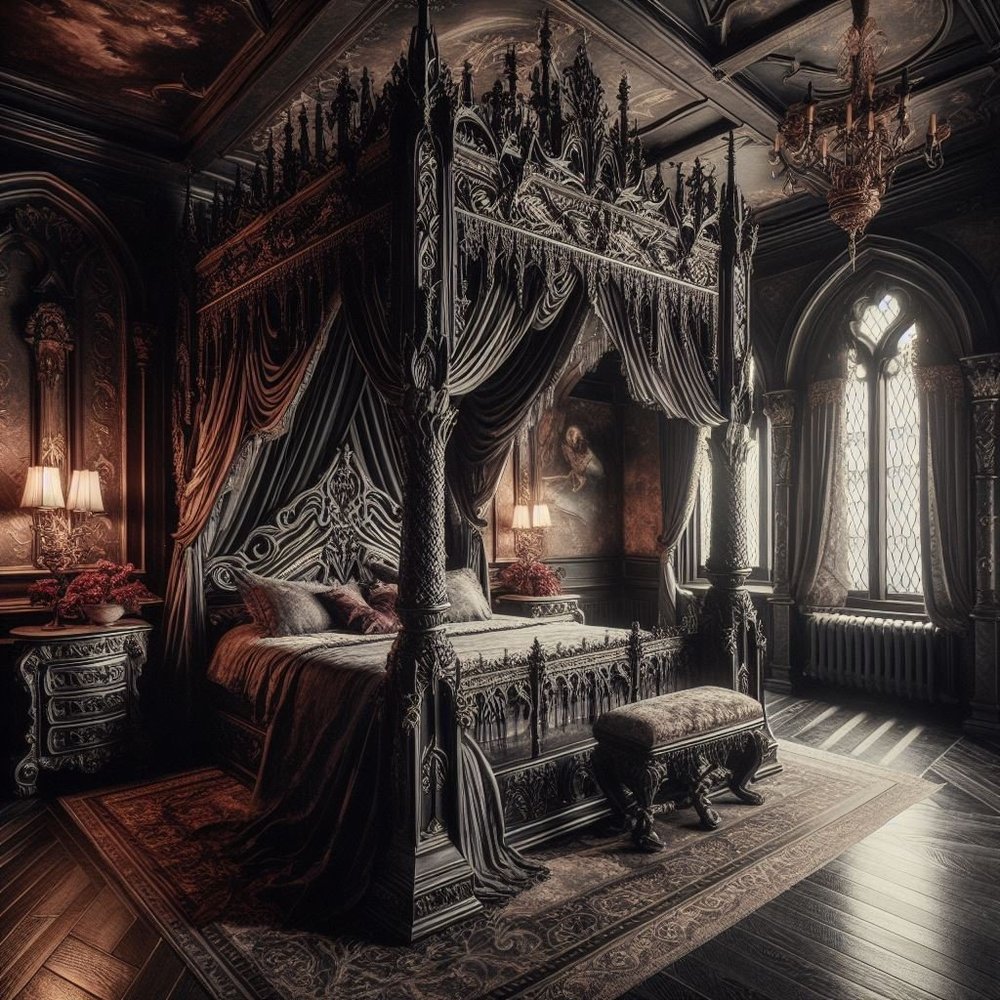 15 Captivating Gothic Bedroom Ideas for Dark Elegance