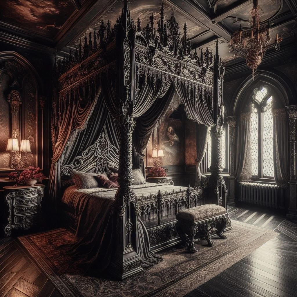 15 Captivating Gothic Bedroom Ideas for Dark Elegance
