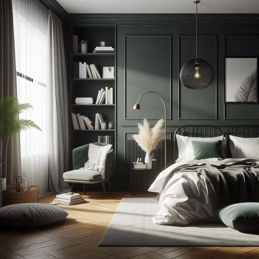 15 Modern Dark Green Bedroom Ideas for a Bold Look