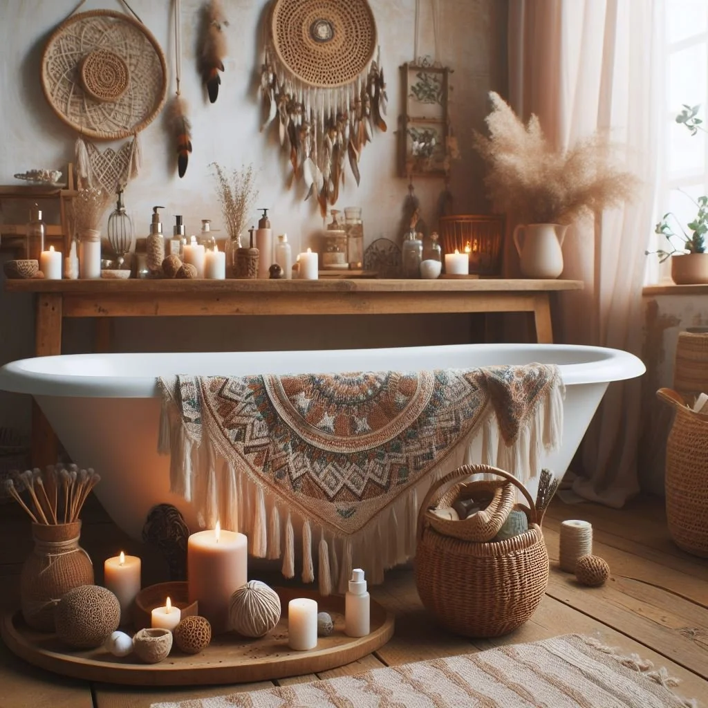 15 Boho Bathroom Decor Ideas for Free-Spirited Style