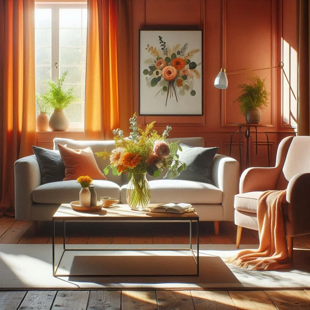 15 Orange Living Room Ideas for a Bold Statement