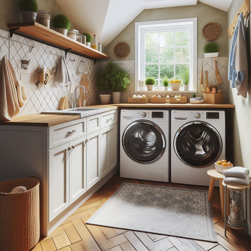15 Small Laundry Room Ideas with Top Loading Washers