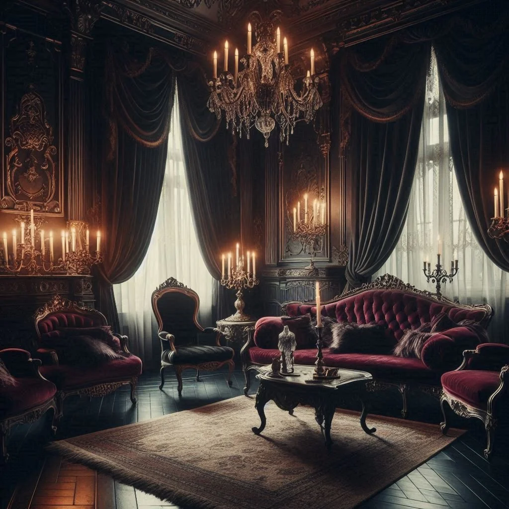 15 Darkly Elegant Gothic Living Room Ideas