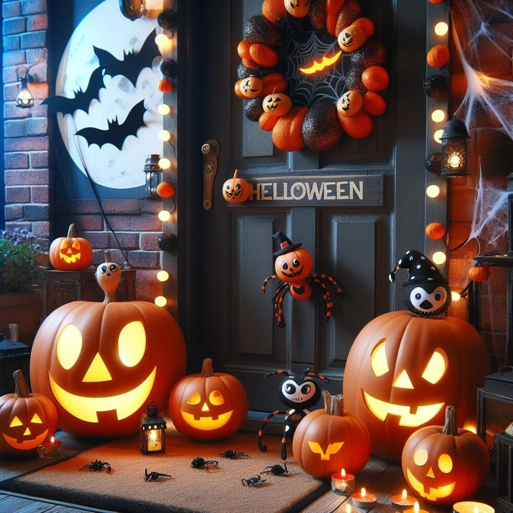 10 Spooky Halloween Door Decorations for a Haunted Welcome