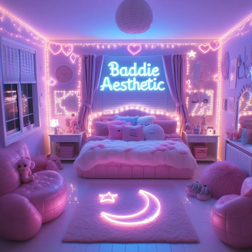 15 Baddie Aesthetic Rooms with LED Lights