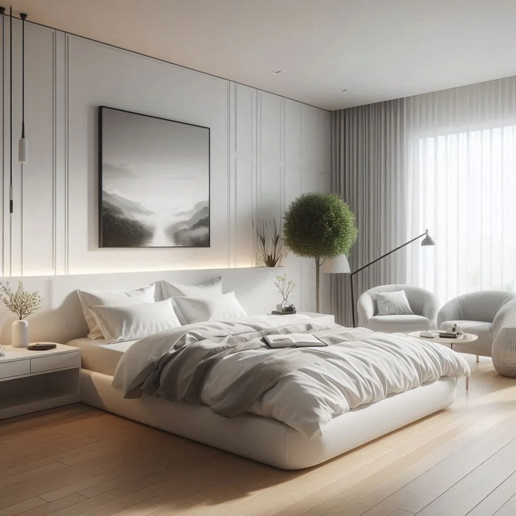 15 Sleek Modern White Bedroom Ideas for Elegance
