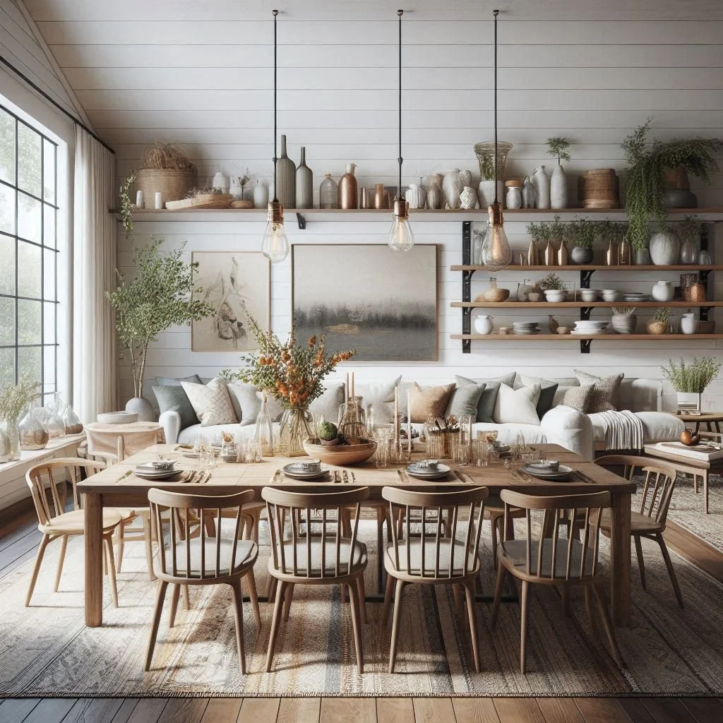 15 Modern Farmhouse Dining Room Ideas to Inspire You