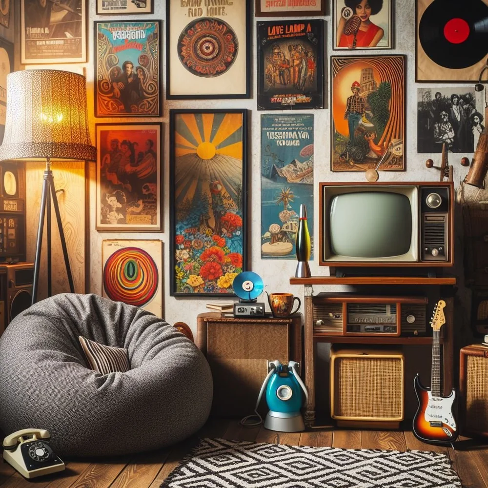 15 Retro Room Decor Ideas for Vintage Vibes at Home