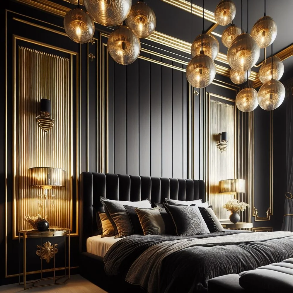 15 Stunning Black and Gold Bedroom Ideas for Luxurious Spaces