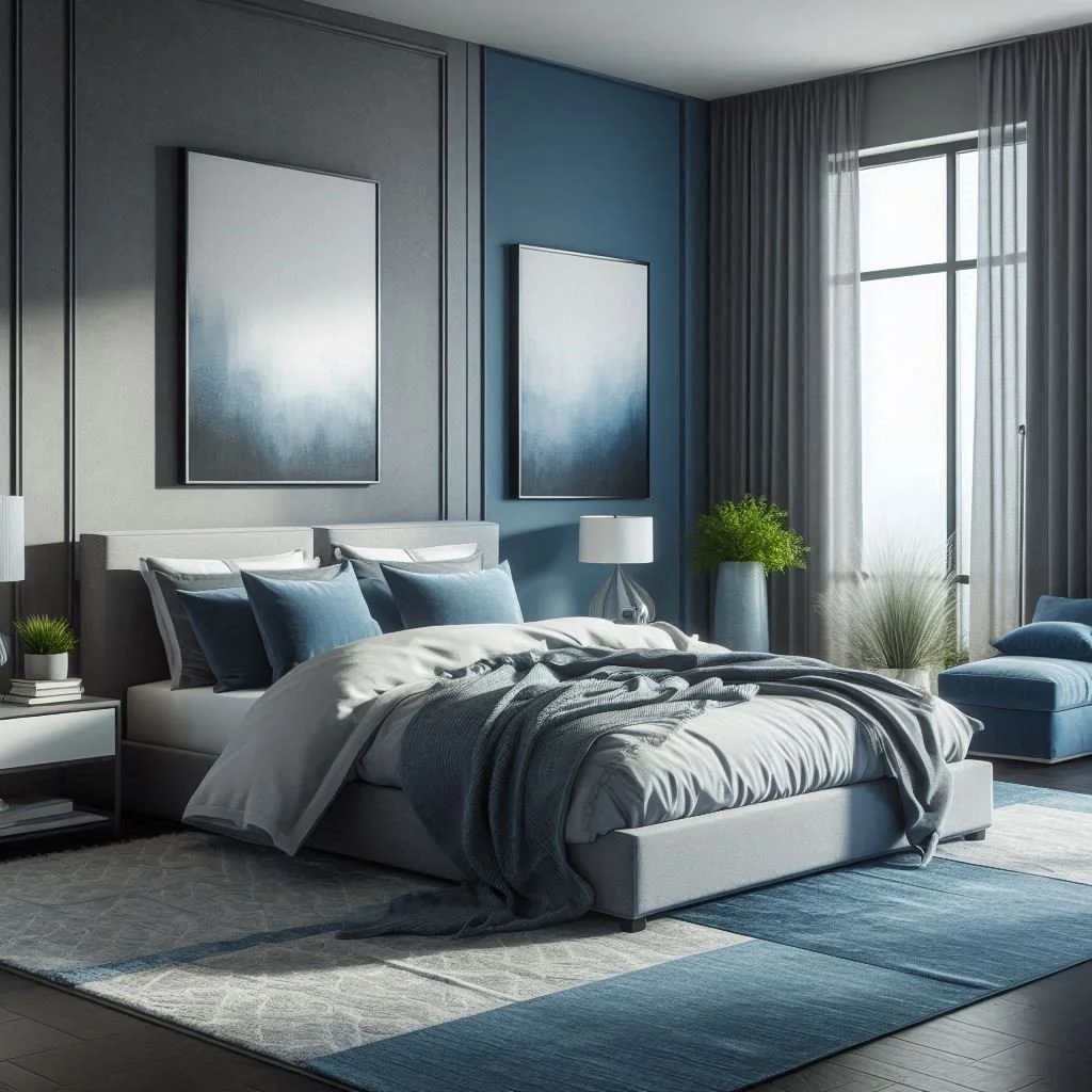 15 Blue and Grey Bedroom Ideas for a Relaxing Space