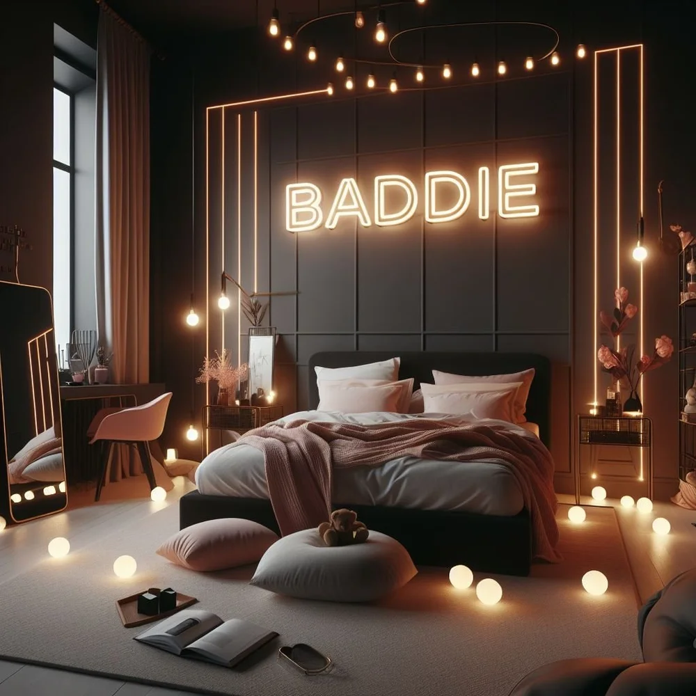 Baddie Aesthetic Rooms With Led Lights
