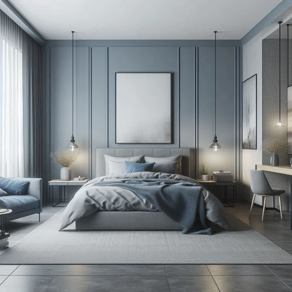 15 Grey and Blue Bedroom Ideas for Modern Comfort
