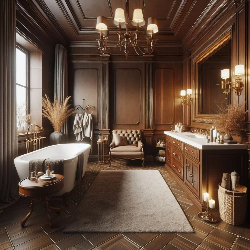 15 Brown Bathroom Ideas for a Warm Escape