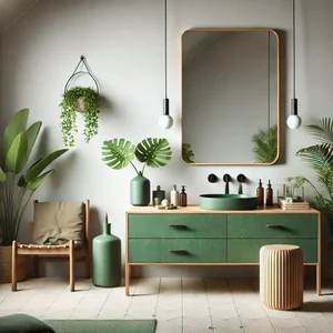 15 Green Bathroom Ideas for a Fresh, Natural Look