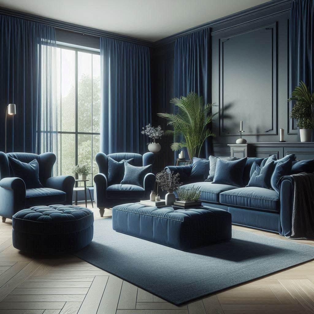 15 Navy Blue Living Room Ideas for a Chic Look