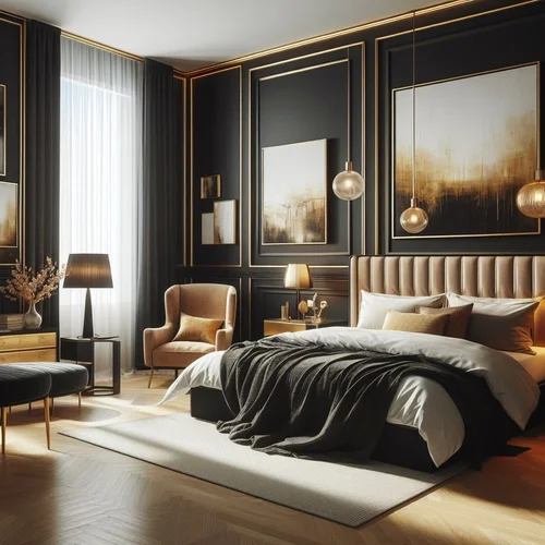 15 Stunning Black and Gold Bedroom Ideas for Luxurious Spaces