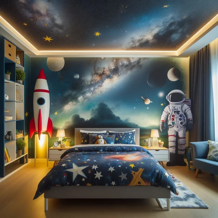 15 Space Themed Room Ideas for Stellar Decor Vibes