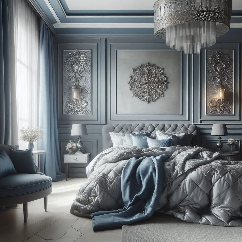 15 Blue and Grey Bedroom Ideas for a Relaxing Space